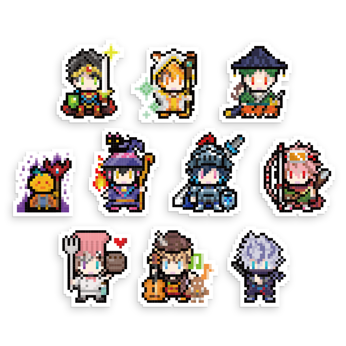 PIXEL:RPG STICKER SET | DFM STORE